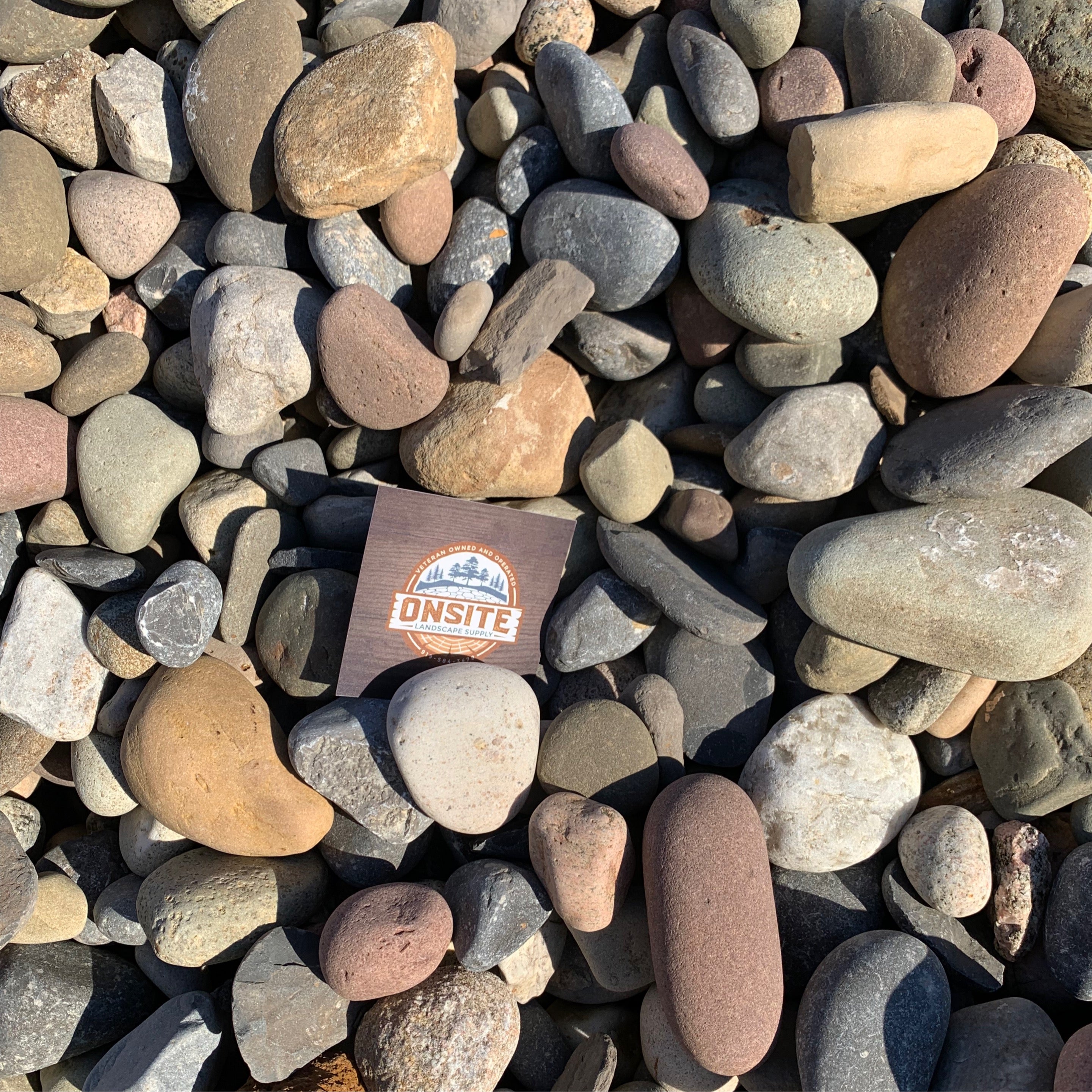 1-2" New England River Rock (Bin 13) | Onsite Landscape Supply