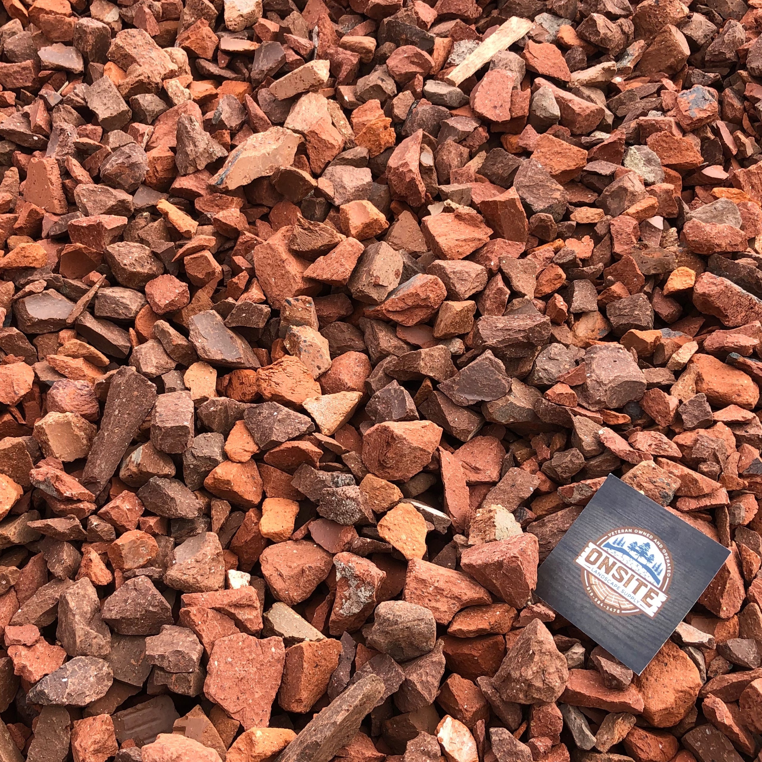 Red Brick Chip (Bin 31) | Onsite Landscape Supply