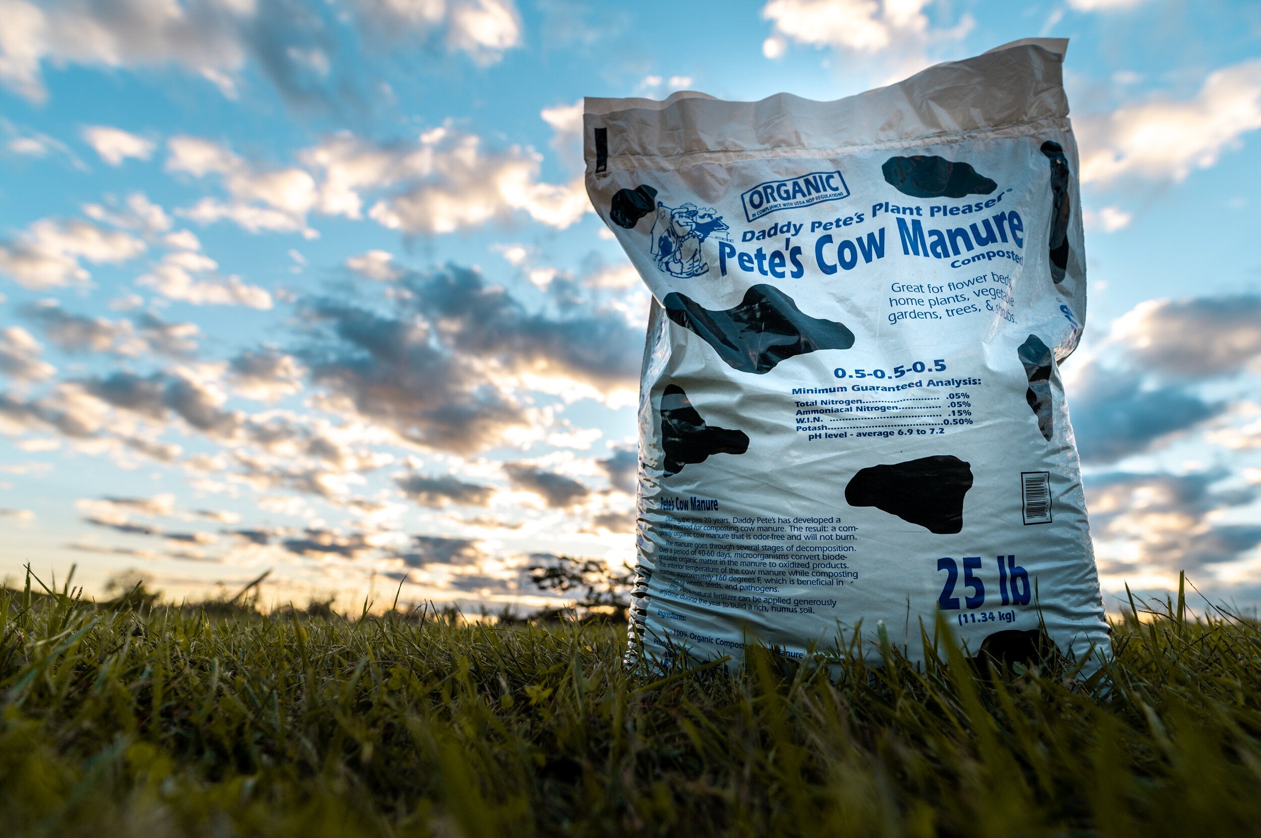 Daddy Pete's Cow Manure 40 lbs. | Onsite Landscape Supply